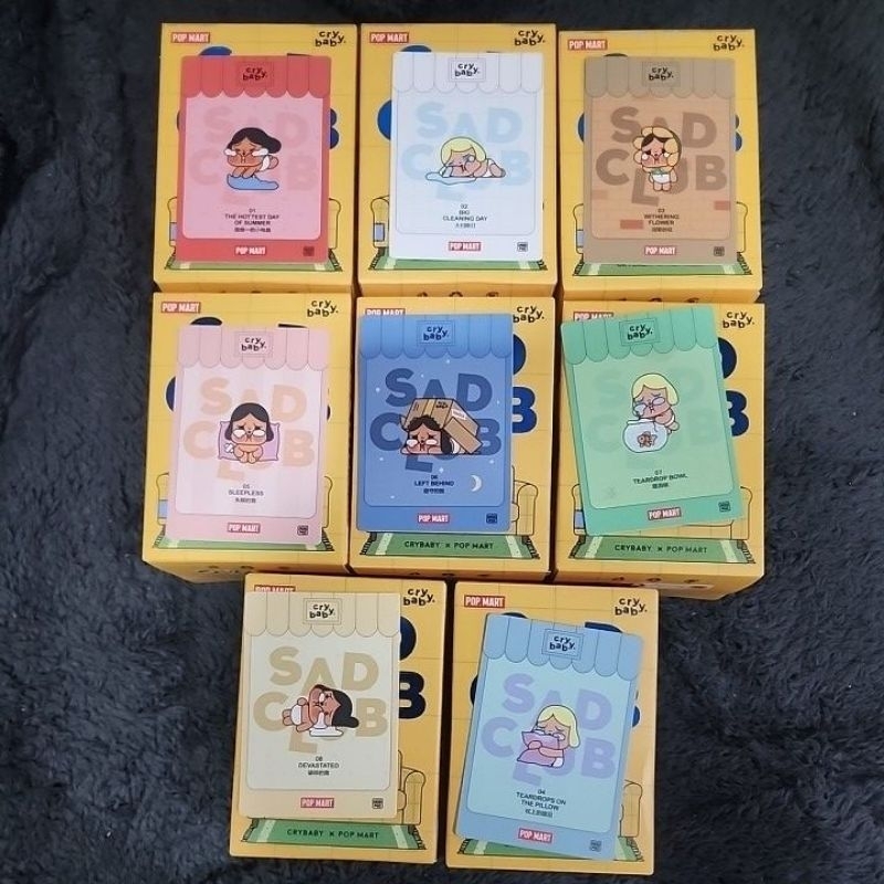 POPMART CRYBABY Sad Club | Shopee Thailand