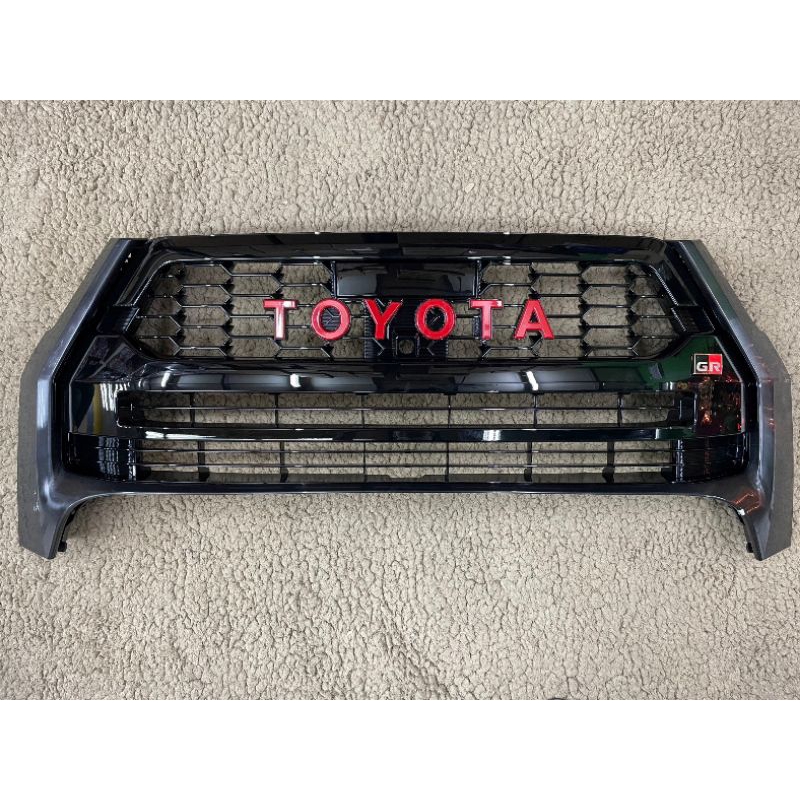 กระจังหน้า REVO ROCCO GR 2020 2021 2022 2023 สีดำเงา Front grill Toyota ...