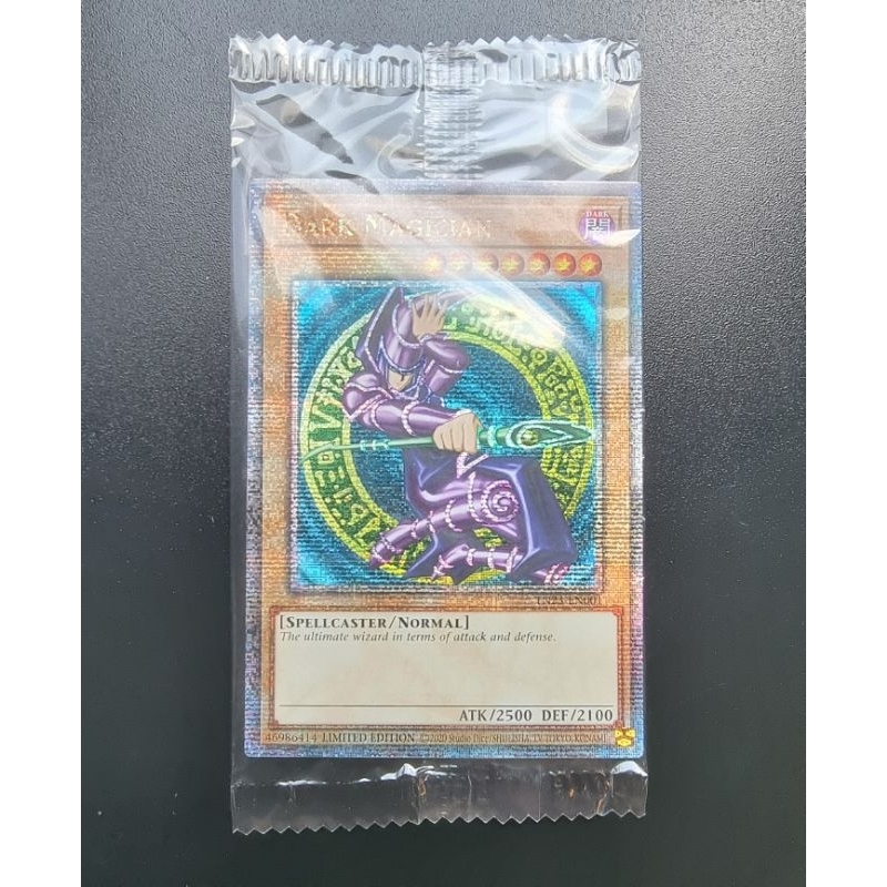 Konami Yugioh การ์ดยูกิ ลิขสิทธิ์แท้ภาษาอังกฤษ Dark Magician Quarter Century Secret Rare (Sealed ...