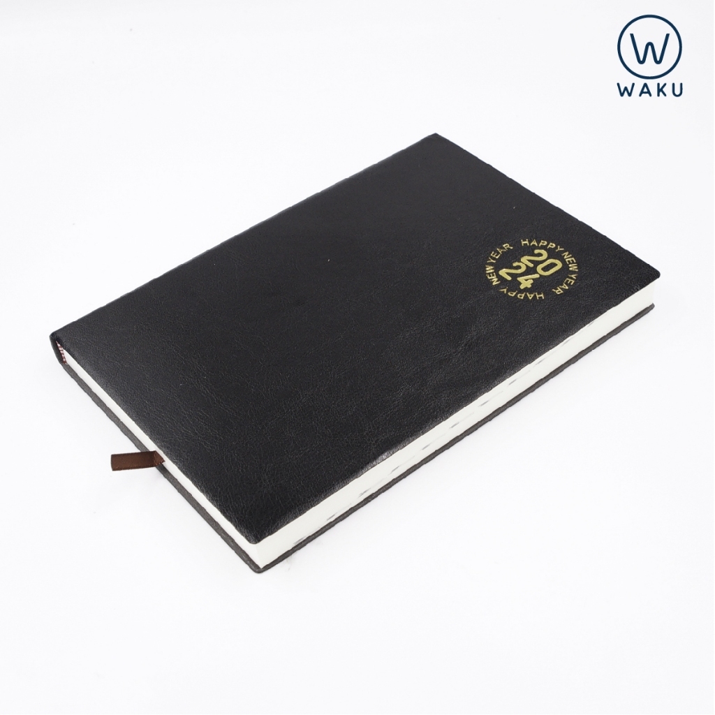 ไดอารี่ Diary Planner 2024 / 2567 สมุด แพลนเนอร์ ปฎิทิน เล่มหนา สีดำ ...