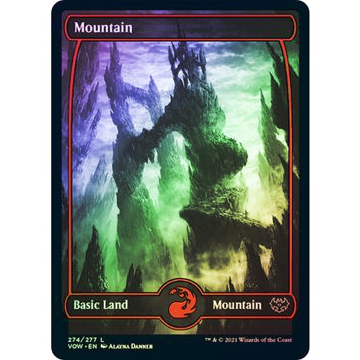 [MTG] Innistrad : Crimson Vow (268-277) Basic Land (Full Art) [LAND ...