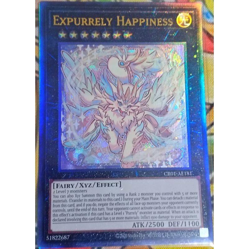 Yu Gi Oh [Asia-Eng] Expurrely Happiness [CR01-AE181][Ultimate Rare ...