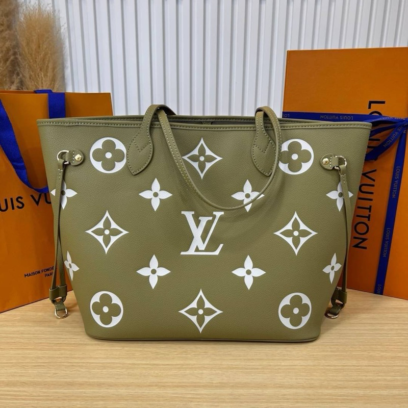 Louis Vuitton never full free box set Grad original (เทพ) Size 32Cm ...