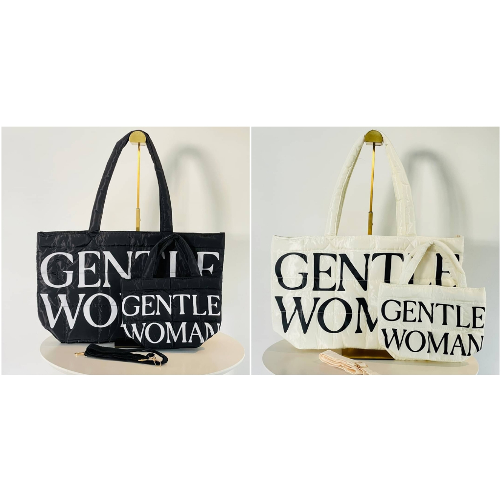 Gentel**women ซื้อ1 ได้ถึง 2 กระเป๋าผ้าร่มบุใยเฟลท์ Code:B1D0140166 ...