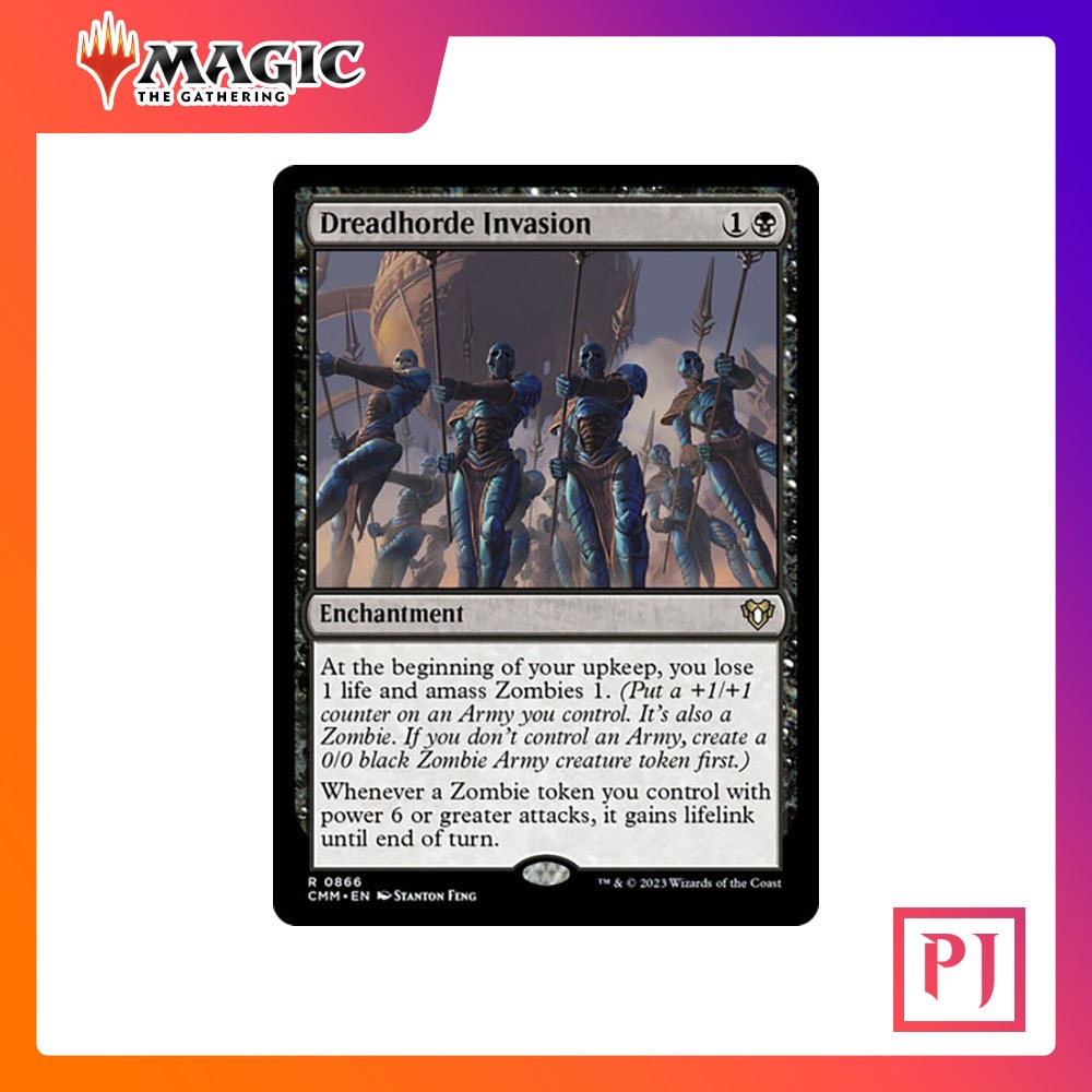 [MTG] Dreadhorde Invasion [CMM] [BLACK] [RARE] [NORMAL] [ENG] (การ์ดเม ...
