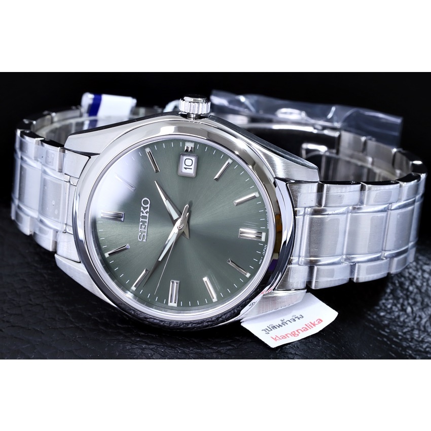 นาฬิกา SEIKO QUARTZ SAPPHIRE รุ่น SUR527P / SUR527P1 | Shopee Thailand