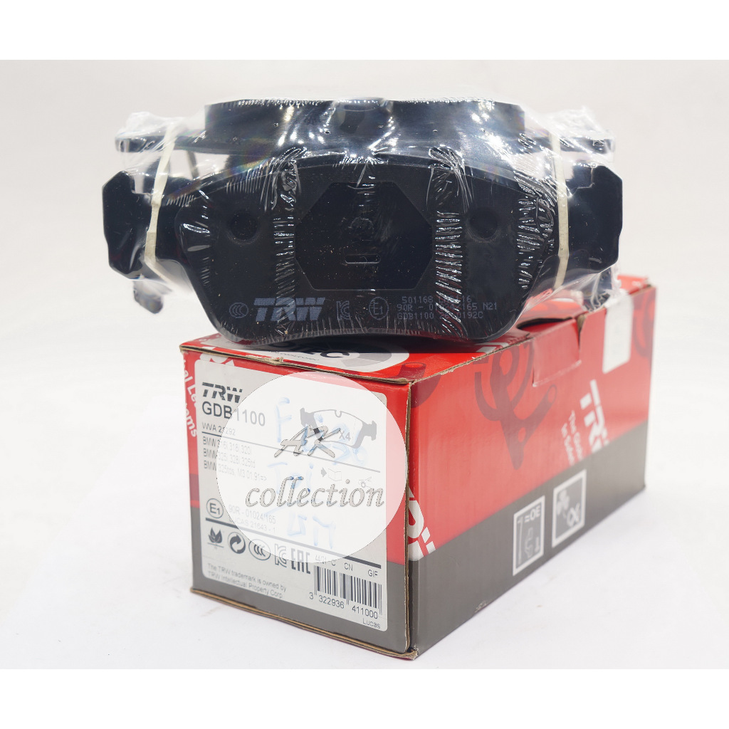 BMW ผ้าเบรค Brake pad ผ้าเบรคหน้า ผ้าเบรคหลัง บีเอ็มดับบลิว รุ่น e36 ...