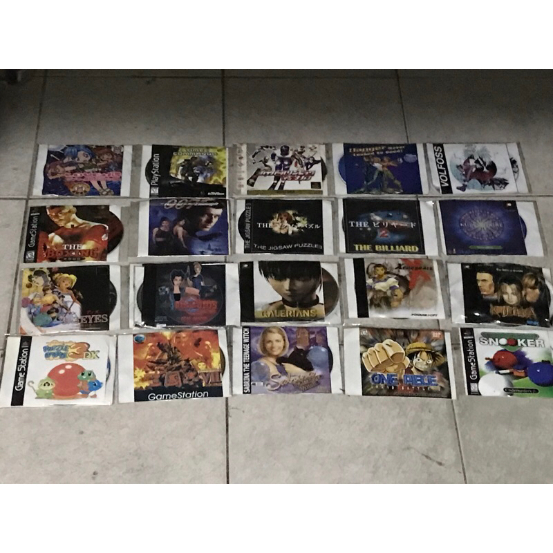 PS1,เกมส์ (3) แผ่นปั๊มรุ่นเก่า หายาก มือ 1 ใส | Shopee Thailand