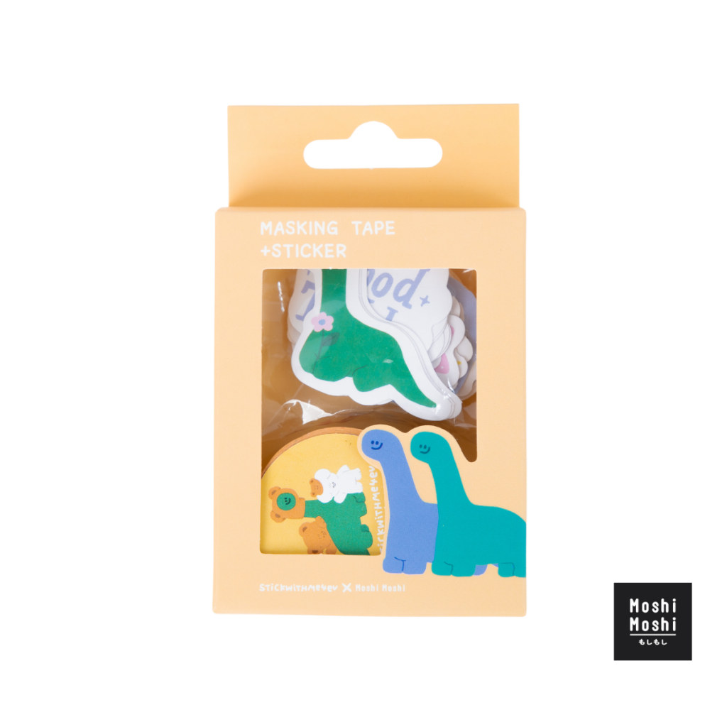 Moshi Moshi Sticker + Masking Tape ลาย Stickwithme4ev สติกเกอร์ เทปตก ...