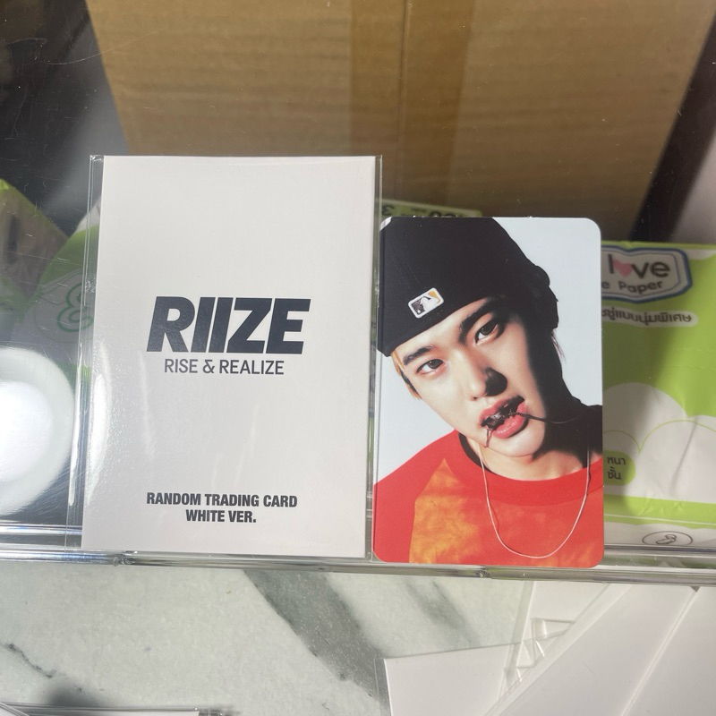 พร้อมส่ง การ์ดเทรดดิ้ง NCT WISH, RIIZE - RIIZE UP POPUP official MD (TRADING CARD) | Shopee Thailand