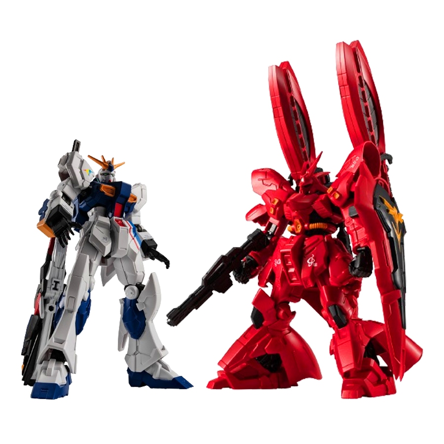 Bandai Gundam G Frame FA RX-93ff Nu Gundam & MSN-04FF Sazabi Set 4549660835981 (Plastic Model ...