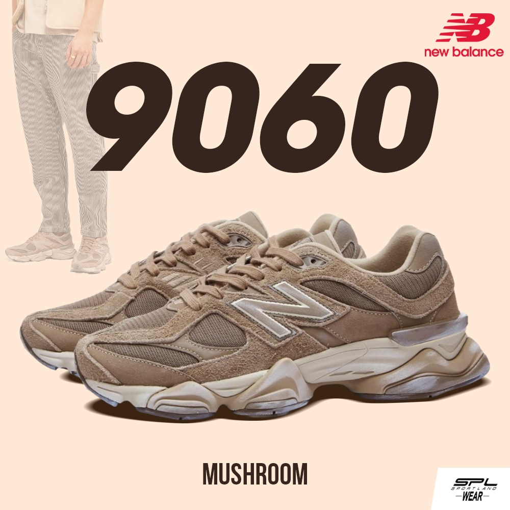 New Balance รองเท้าผ้าใบ รองเท้าแฟชั่น NB ND UX 9060 Mushroom U9060PB ...