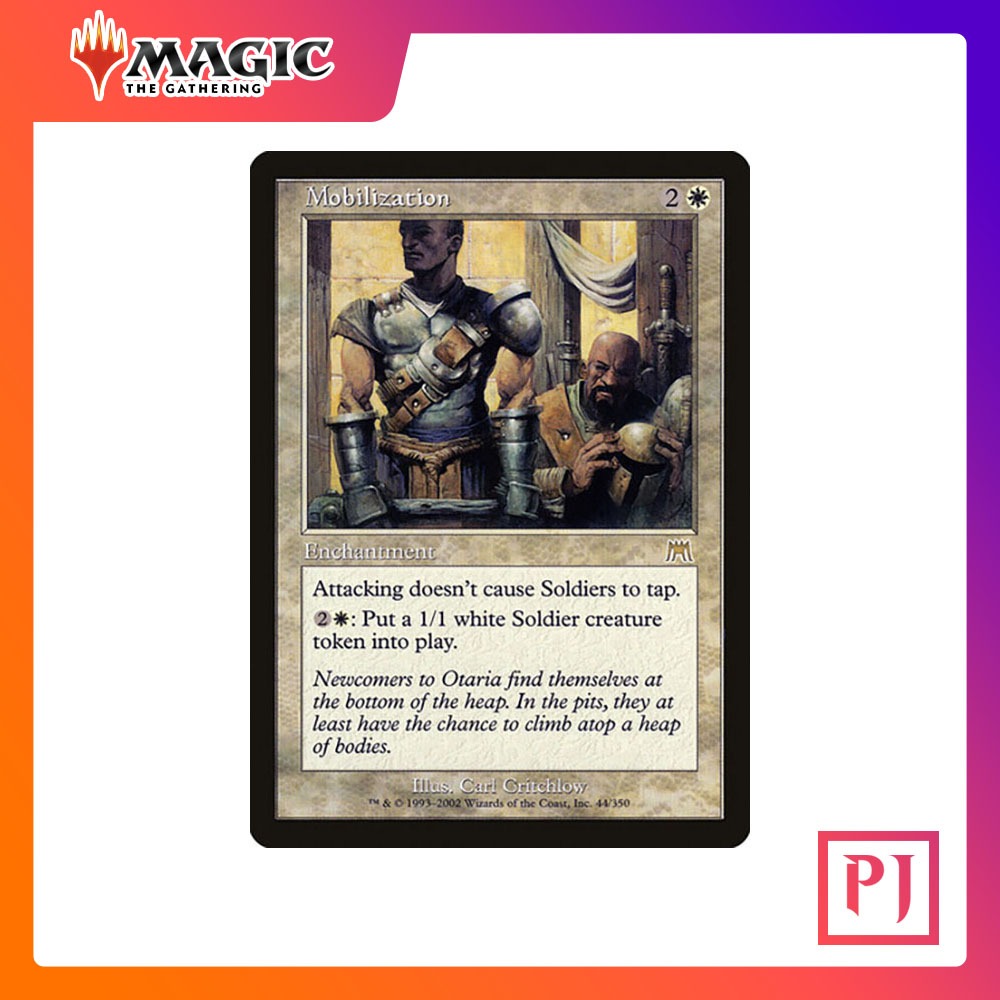 [MTG] Mobilization [ONS] [WHITE] [RARE] [NORMAL] [ENG] (การ์ดเมจิค ...