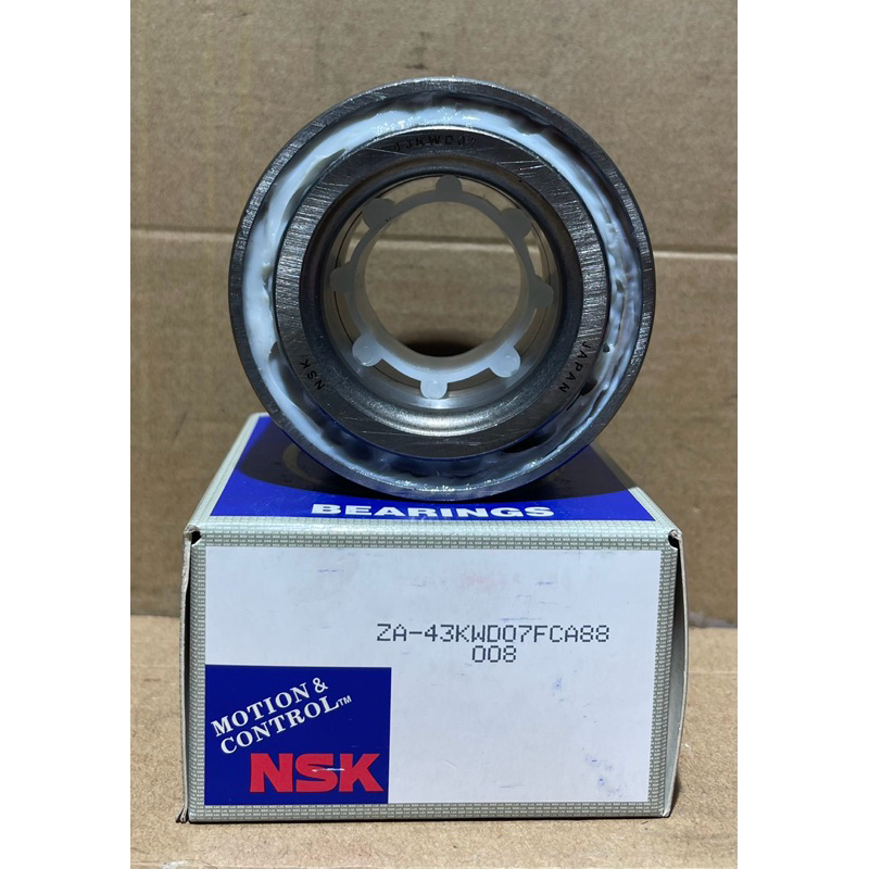 ลูกปืนล้อหน้า TOYOTA VIGO 2WD REVO 2WD INNOVA ตัวเตี้ย NSK ( 43KWD07 ...