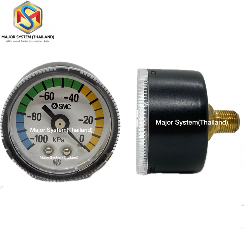 SMC GZ46-K-01 Vacuum Gauge, Pressure Gauge for Vacuum, เกจวัดสูญญากาศ ...