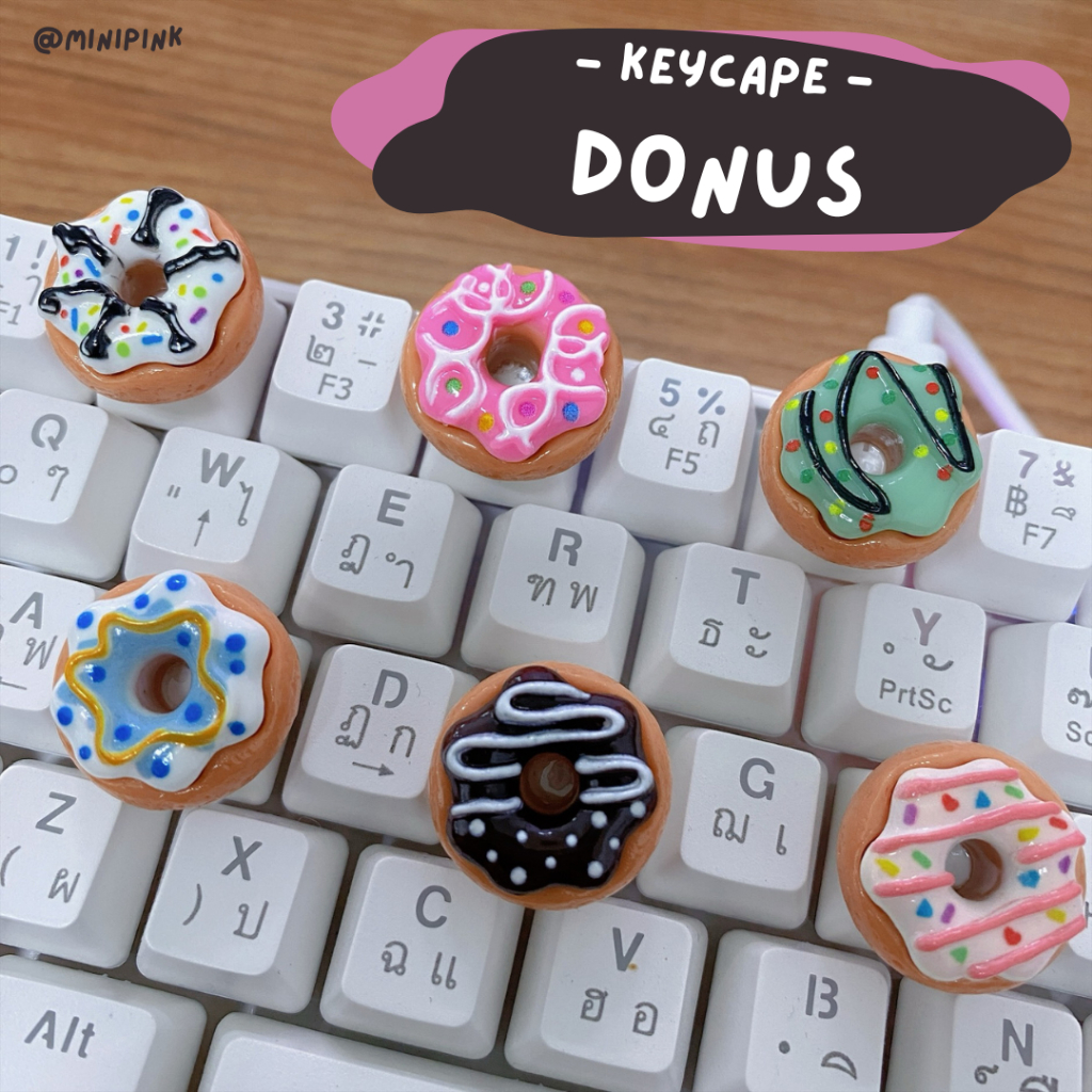 คีย์แคป โดนัท Keycape Donus - OME | Shopee Thailand