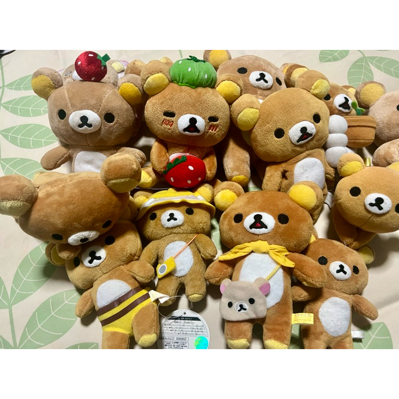 ตุ๊กตา Rilakkuma มือสองจากญี่ปุ่น สภาพดี size 12-24 cm | Shopee Thailand