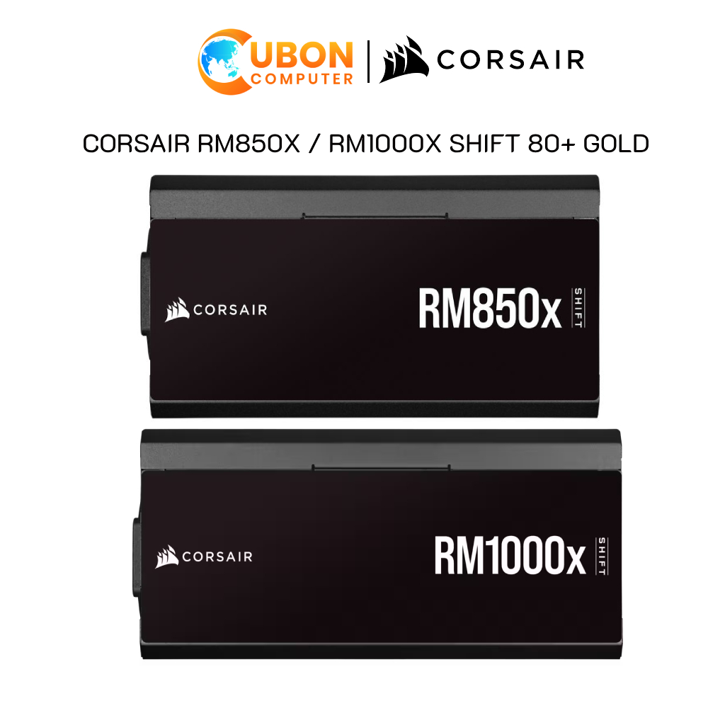 POWER SUPPLY (อุปกรณ์จ่ายไฟ) CORSAIR RM850X / 1000X SHIFT -80 PLUS GOLD ...