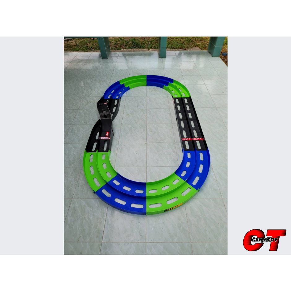 รางรถทามิย่ามือสองสภาพดี รุ่นสะพานสลับเลน ( TAMIYA 95656 Mini 4WD ...