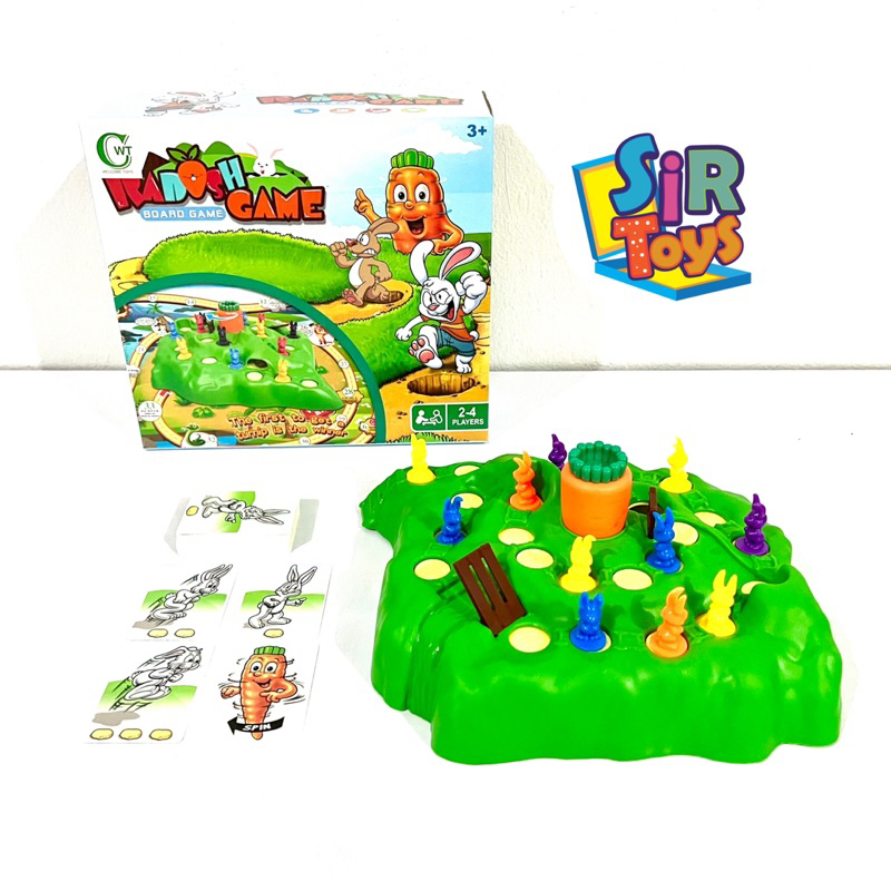 เกมกับดักกระต่าย🐰 สินค้าสต๊อกไทย บอร์ดเกมกระต่าย Funny bunny Radish ...