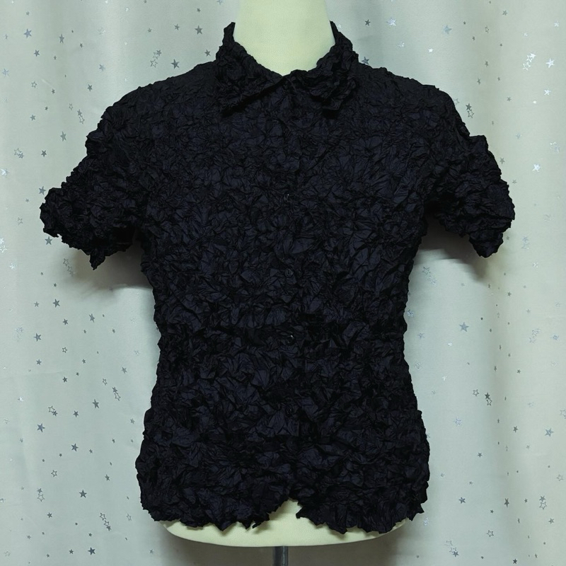 เสื้อผู้หญิง Pigeon blanc Inoue Pleats Shirt Made in JAPAN | Shopee ...