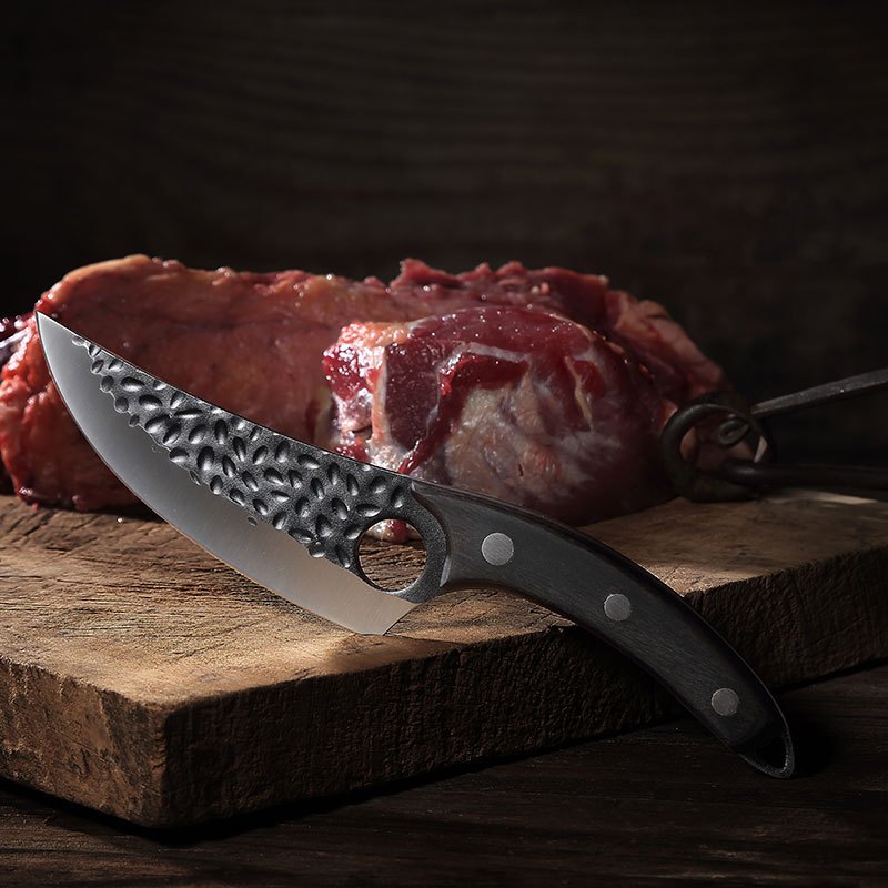 มีดครัว แล่เนื้อ กระดูก พร้อมซอง 40CR13 | Shopee Thailand