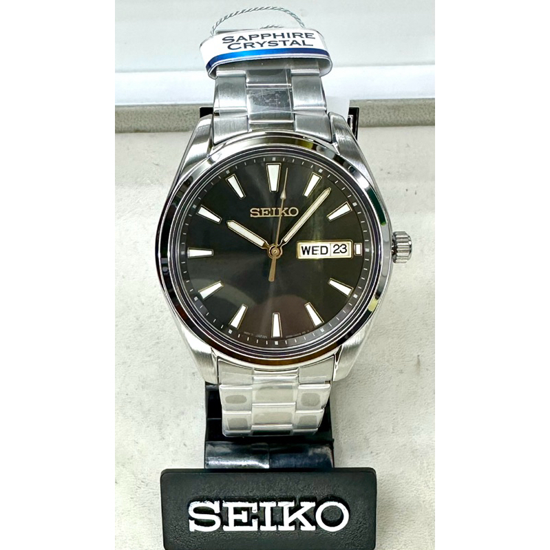 SEIKO QUARTZ SAPPHIRE รุ่น SUR343P1,SUR343P,SUR343 | Shopee Thailand