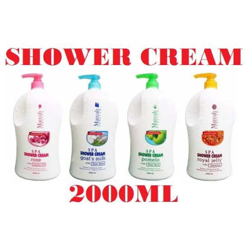 Mareah Shower Cream 2000ml ครีมอาบน้ำนำเข้าจามาเลเซีย ขนาด 2 ลิตร ...