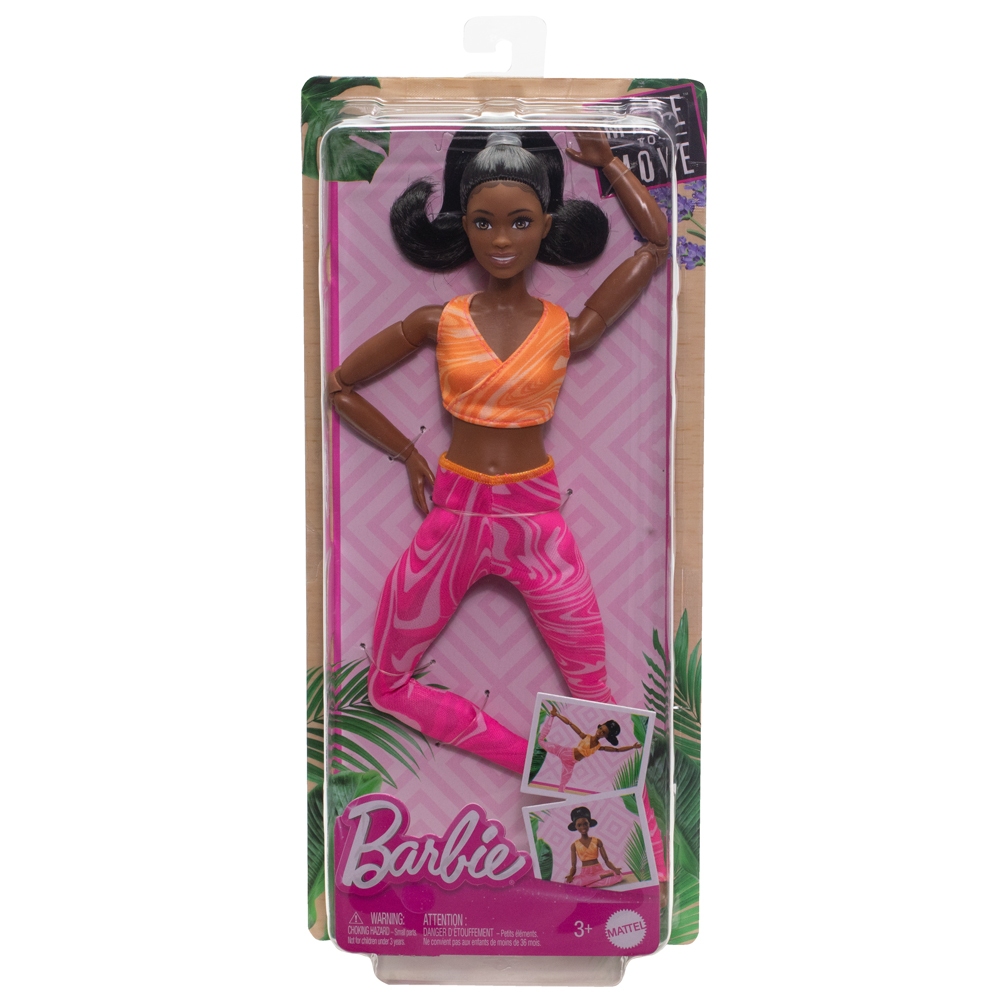 Barbie Made to Move Doll บาร์บี้ ตุ๊กตาเมดทูมูฟ ซีรี่ส์ 4 บาร์บี้โยคะ ...