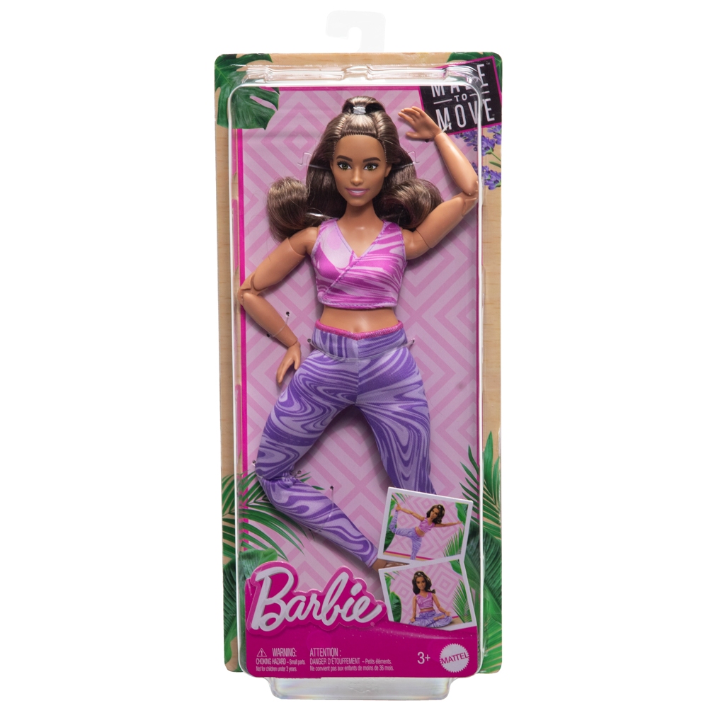 Barbie Made to Move Doll บาร์บี้ ตุ๊กตาเมดทูมูฟ ซีรี่ส์ 4 บาร์บี้โยคะ ...