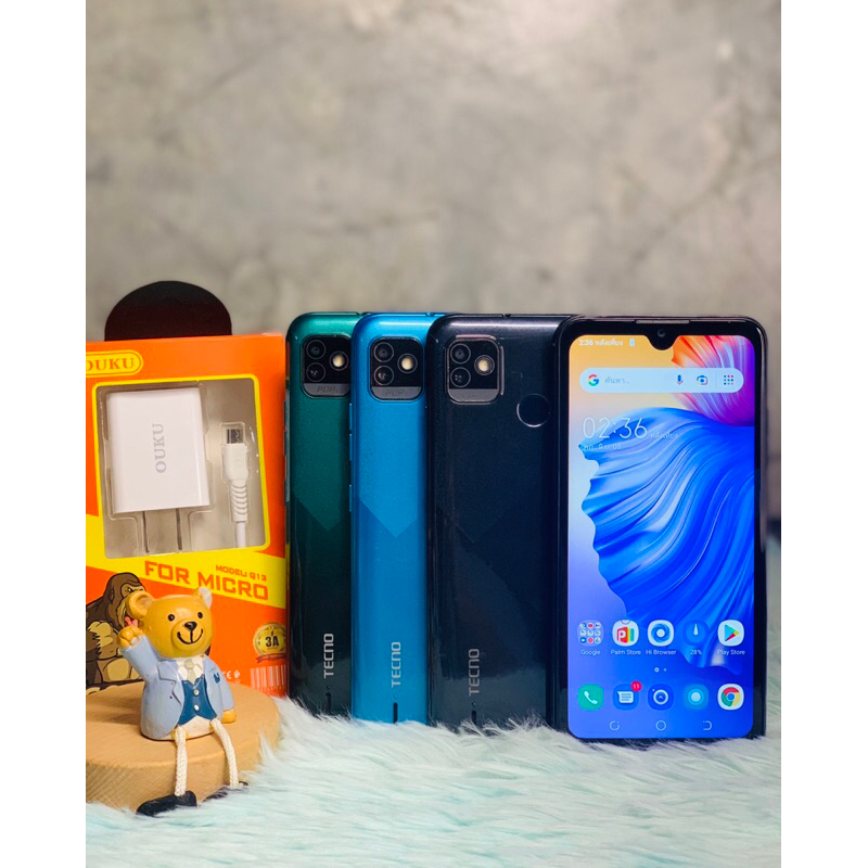 TECNO pop5หน้าจอ6นิ้วสภาพสวยพร้อมใช้งานฟรีชุดชาร์จ | Shopee Thailand