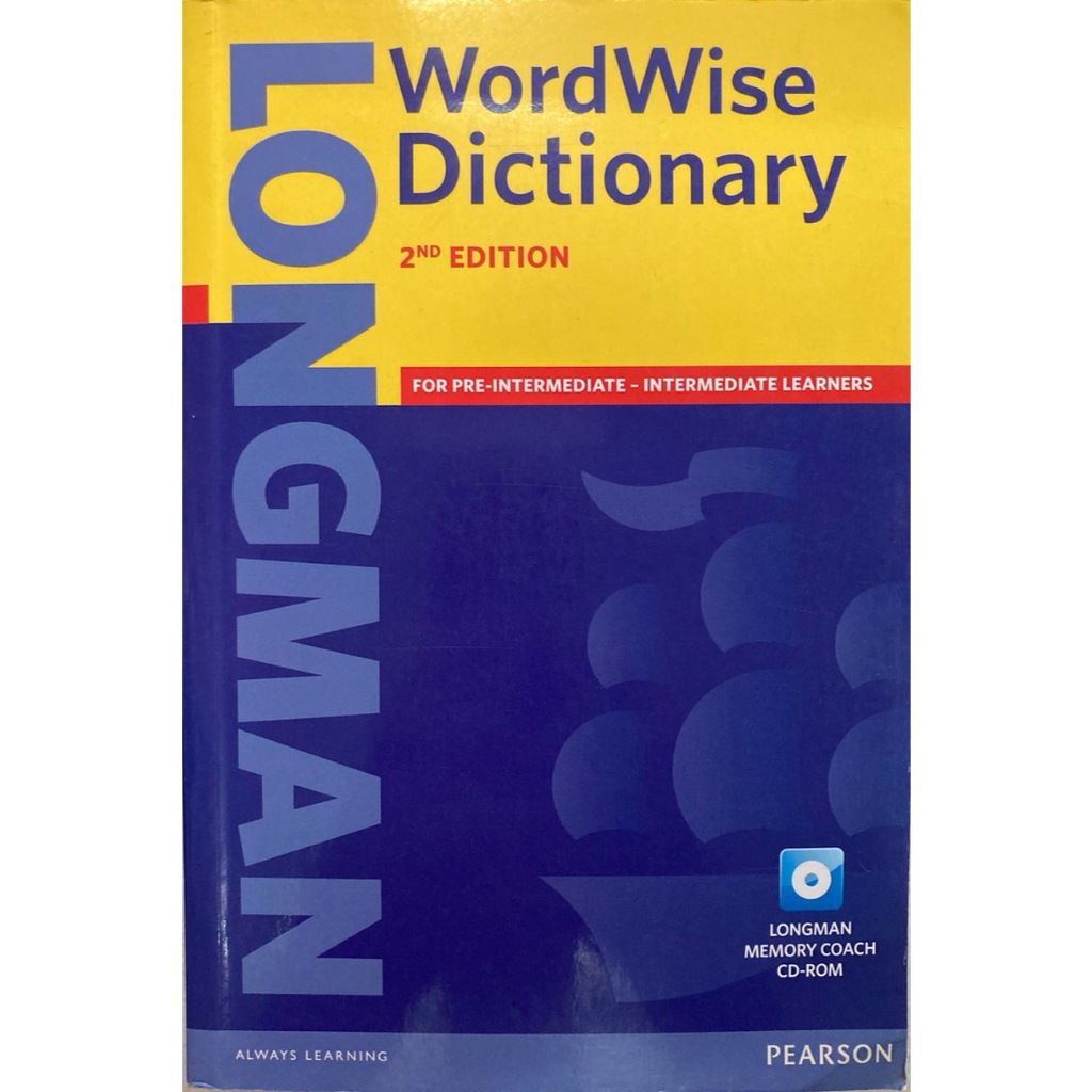 หนังสือ LONGMAN WordWise Dictionary + CD | Shopee Thailand