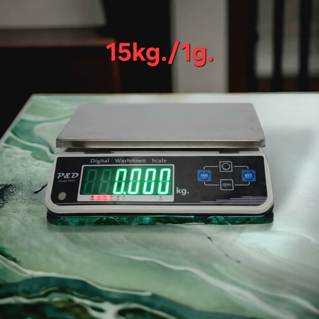ตาชั่งดิจิตอลกันน้ำ, เครื่องชั่งดิจิตอลกันน้ำ 3 kg., 6 kg., 15 kg., 30 kg. (Model 7601) | Shopee ...