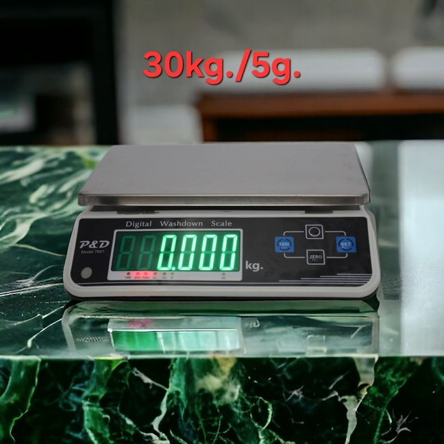 ตาชั่งดิจิตอลกันน้ำ, เครื่องชั่งดิจิตอลกันน้ำ 3 kg., 6 kg., 15 kg., 30 kg. (Model 7601) | Shopee ...