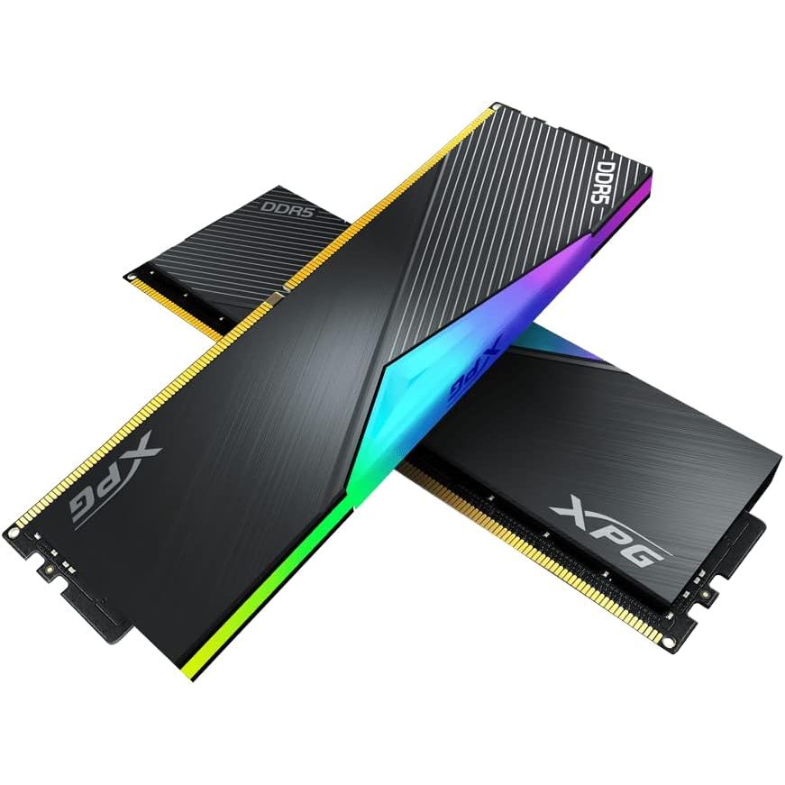 RAM DDR5(6000) 32GB (16GBX2) ADATA LANCER RGB BLACK XMP 3.0 ...