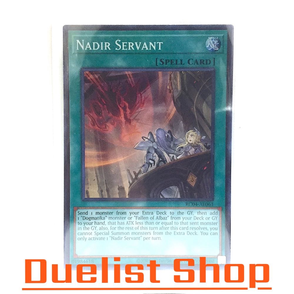 Nadir Servant (SR) Spell [Normal] ชุด RC04-AE063 การ์ดยูกิโอ (Yu-Gi-Oh ...