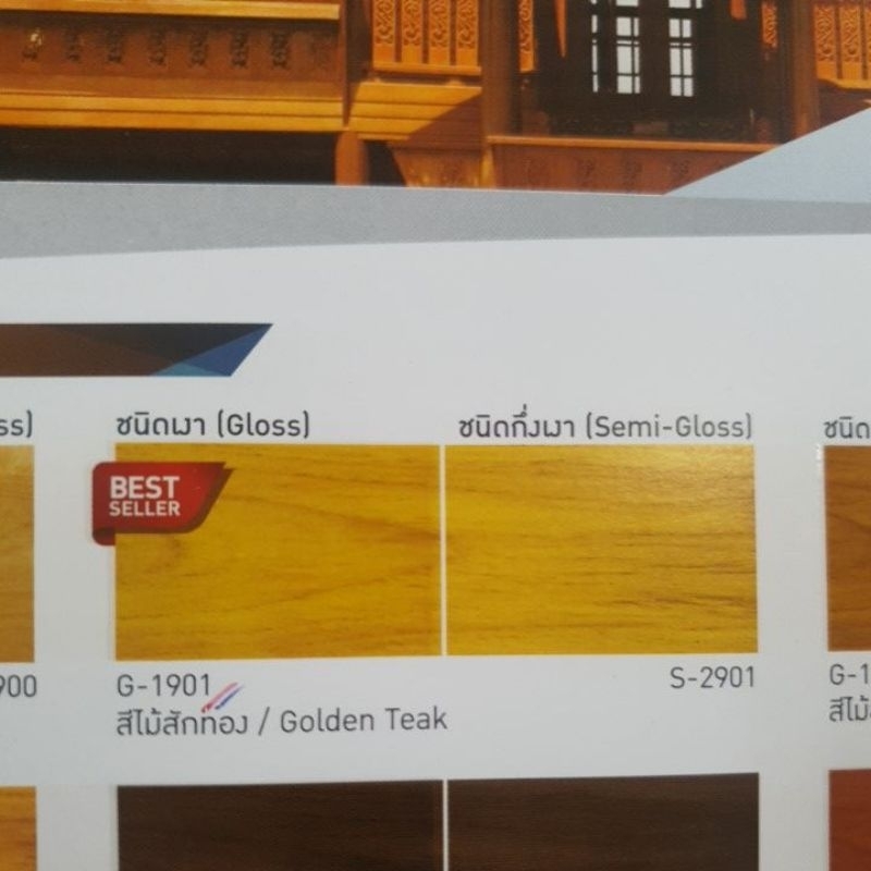 สีย้อมไม้เบเยอร์ Beger WoodStain 1/4กล (0.9ลิตร) สีย้อมไม้ | Shopee ...