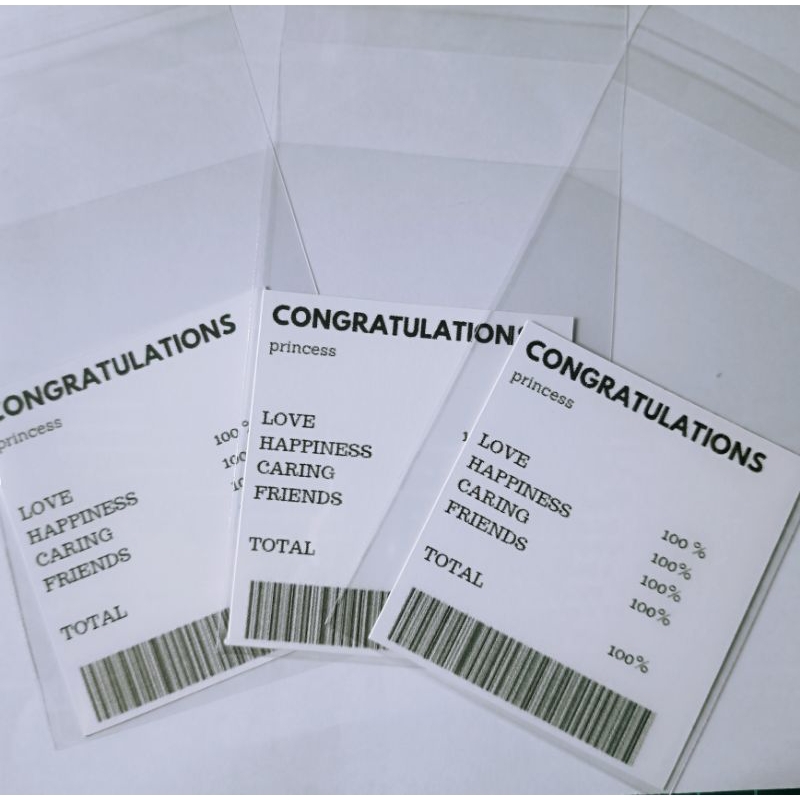 การ์ด congratulations+ซอง | Shopee Thailand