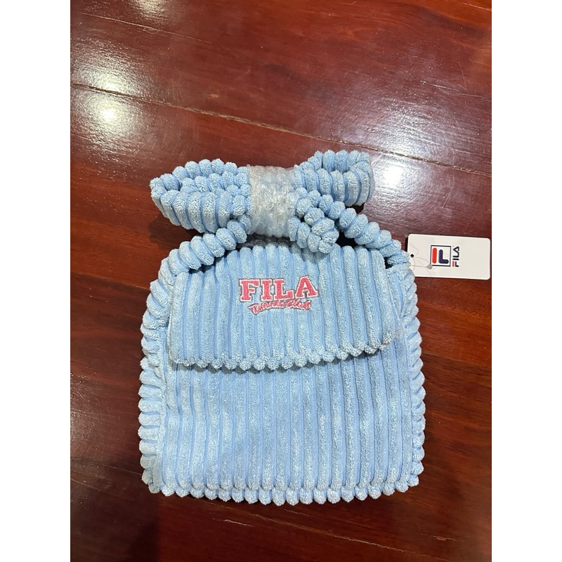 กระเป๋าFila สีbaby blue | Shopee Thailand