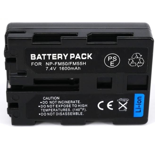 แบตกล้อง SONY NP-FM50 For Sony NP-FM51 NP-FM30 NP-FM55H DCR-PC101 A100 ...