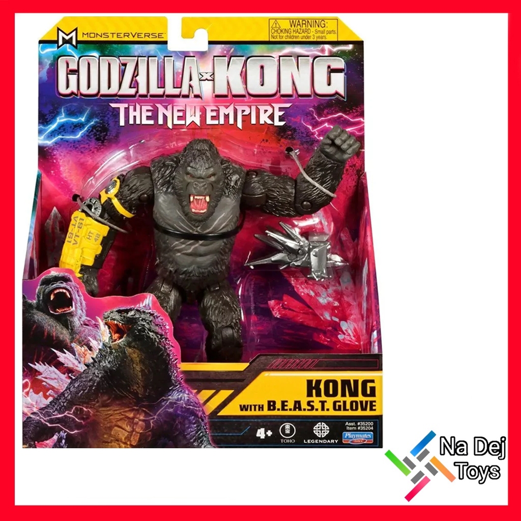 Playmates Kong with BEAST Glove 6" Figure เพลย์เมทส์ คอง วิท บีสท์ โกลฟ ...