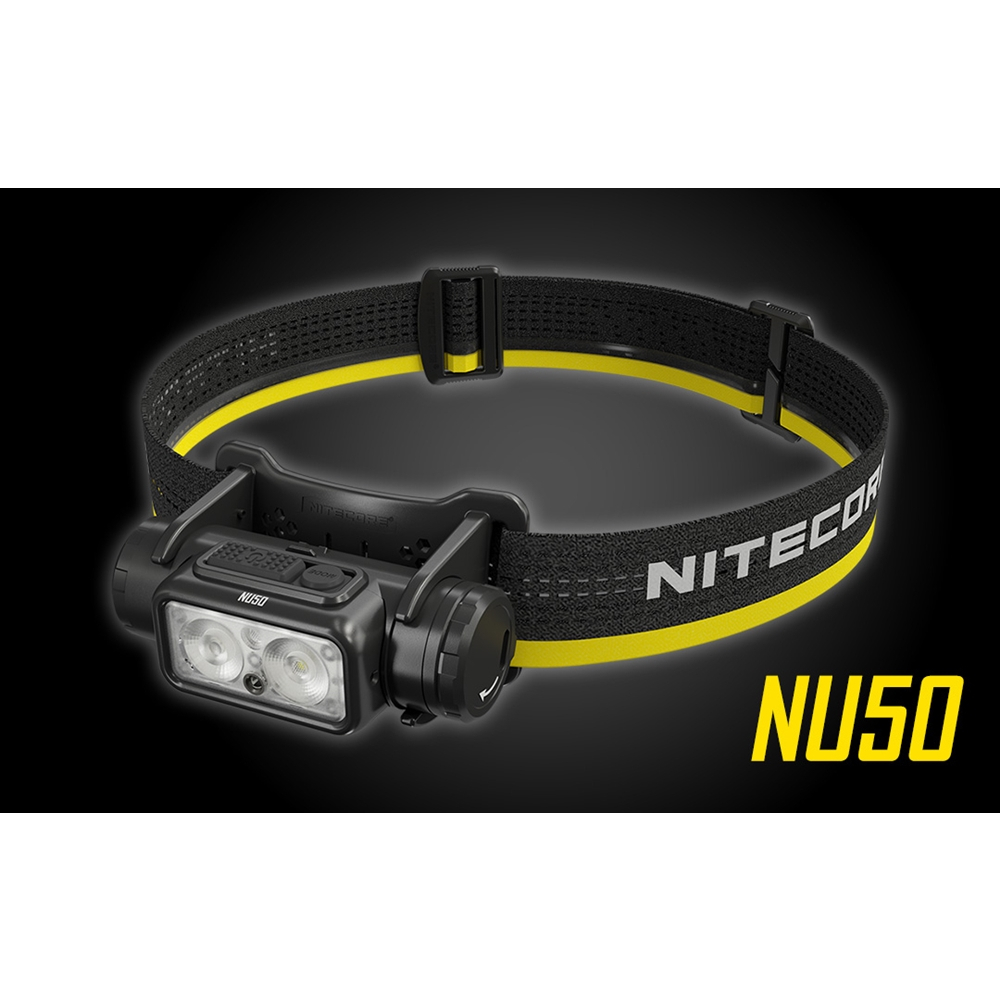 ไฟคาดศรีษะ NITECORE NU50 สว่าง 1400 LUMENS ส่องไกล 130 เมตร | Shopee ...