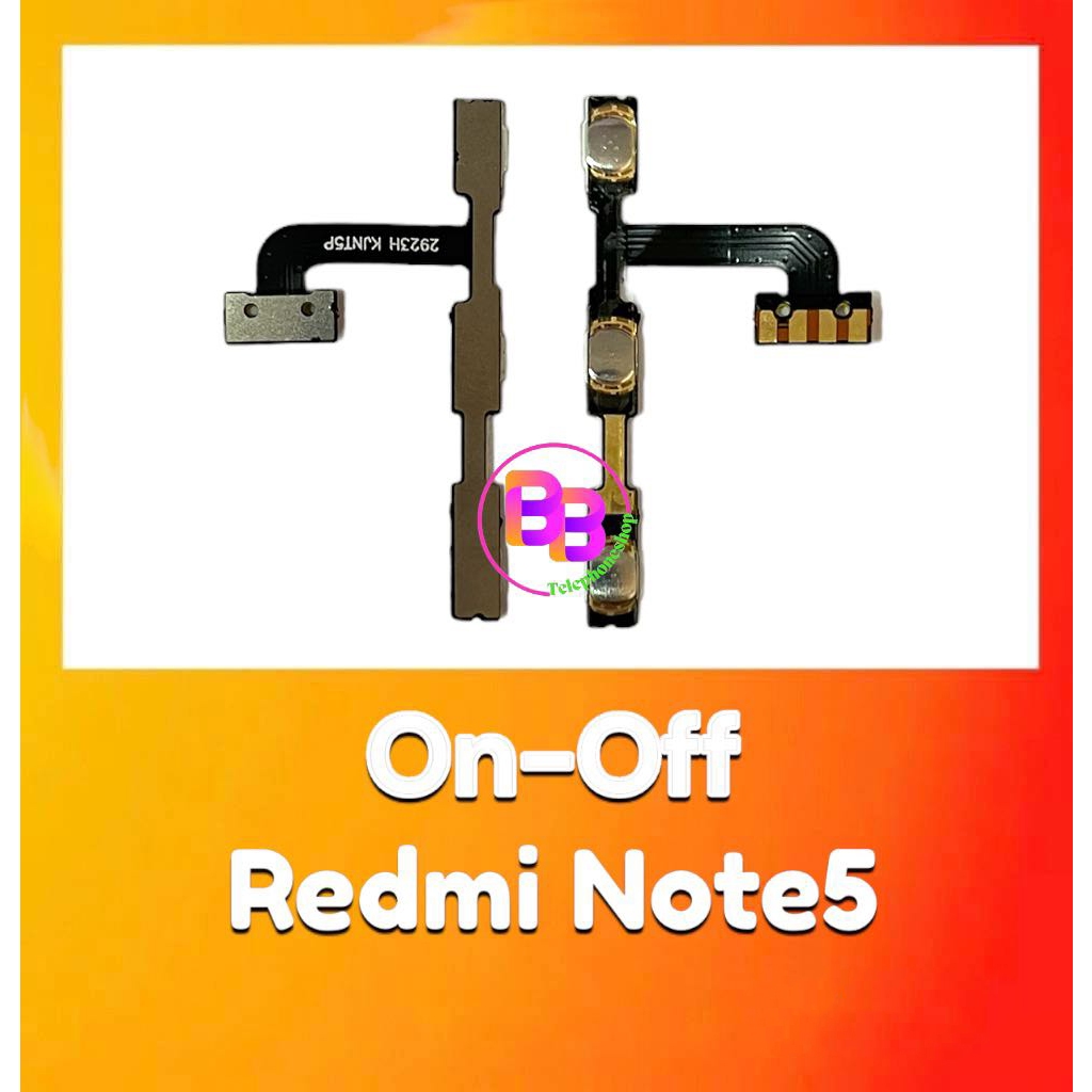แพรเปิดปิด Redmi note5 On-off Redmi Note5 แพรปุ่มพาวเวอร์ Note5 อะไหล่ ...