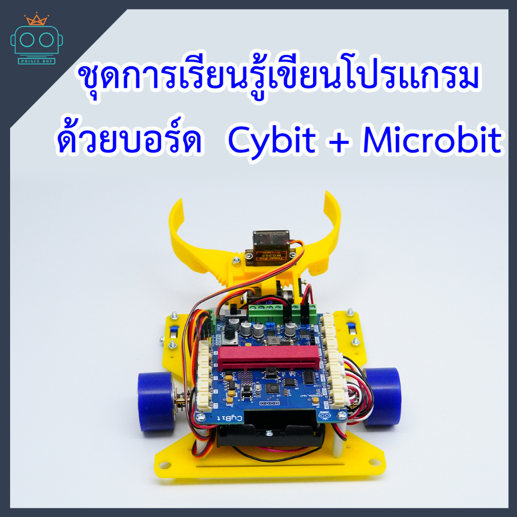 ชุดการเรียนรู้เขียนโปรเเกรมด้วยบอร์ดCybit+Microbit | Shopee Thailand