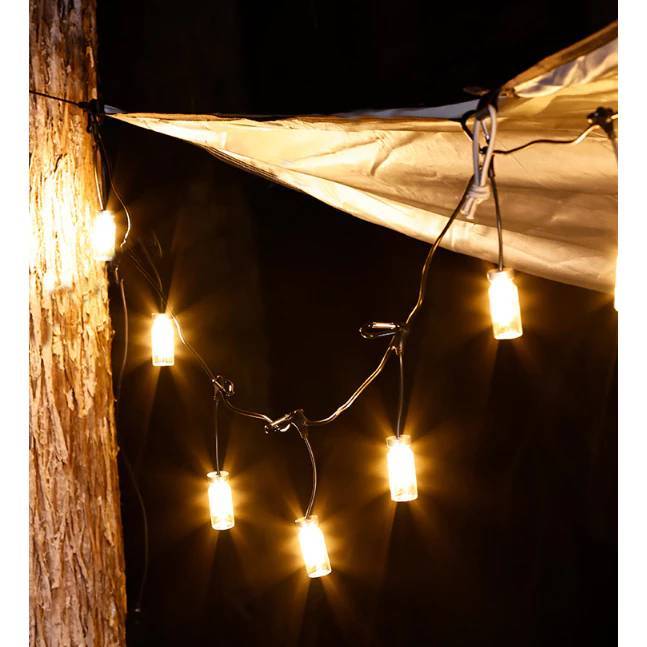 Edison String Lights ไฟประดับ เต็นท์ LED 11 ดวง ยาว 4.4 m. by Jeep Camping | Shopee Thailand