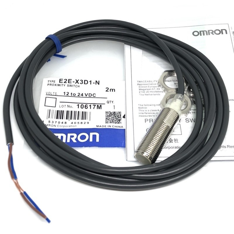 E2E-X3D1-N sensor เซ็นเซอร์ proximity เซ็นเซอร์จับโลหะ 2สาย ชนิด NO DC12-24V | Shopee Thailand