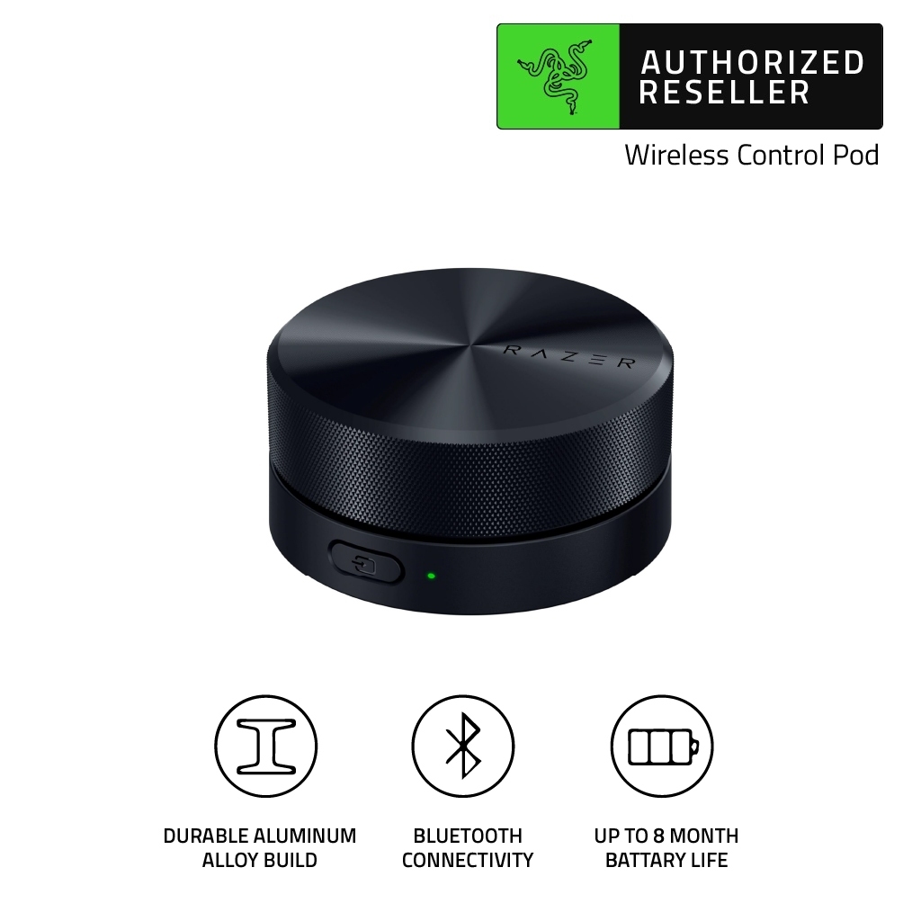 อุปกรณ์ควบคุมเสียงไร้สาย RAZER WIRELESS CONTROL POD FOR PERIPHERALS AND SPEAKERS | Shopee Thailand