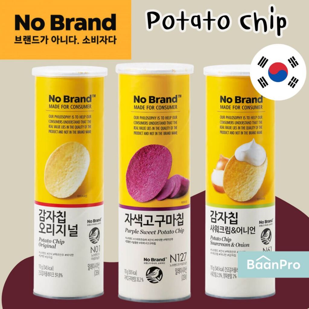 No Brand Potato Chips โนแบรนด์มันม่วงชนิดแผ่นทอดกรอบ 160กรัม | Shopee ...