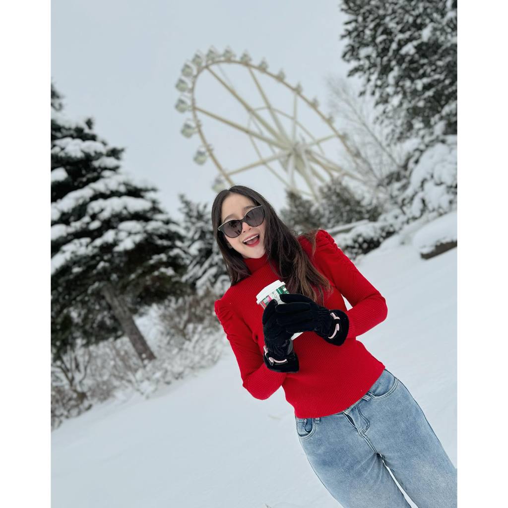 𝑩𝒂𝒓𝒃𝒊𝒆 𝑻𝒖𝒓𝒕𝒍𝒆 𝑵𝒆𝒄𝒌 𝑲𝒏𝒊𝒕𝒕𝒊𝒏𝒈 เสื้อไหมพรมคอเต่า | Shopee Thailand