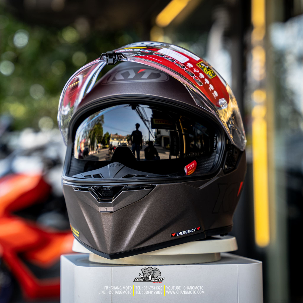 KYT R2R PRO - Gun Metal Matt Black | Shopee Thailand